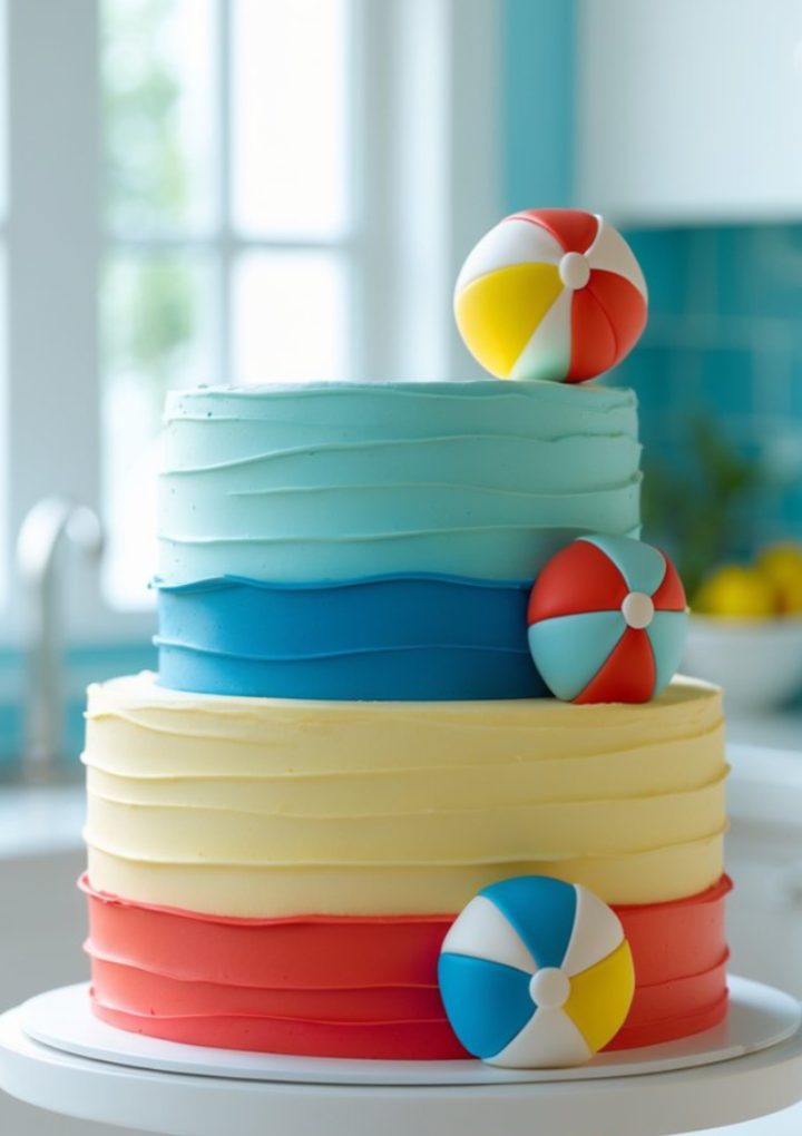 30 Pool Party Cake Decorating Ideas To Splash Into Summer - The Melrose ...